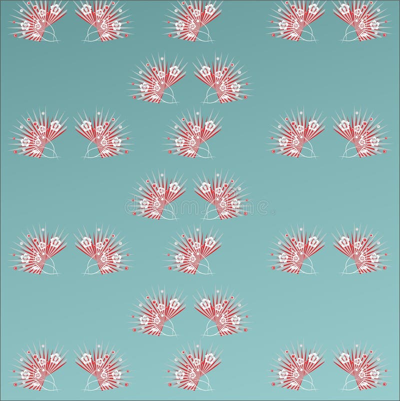 Floral Lining Shaded Pattern Vector Designs Stock Vector - Illustration ...