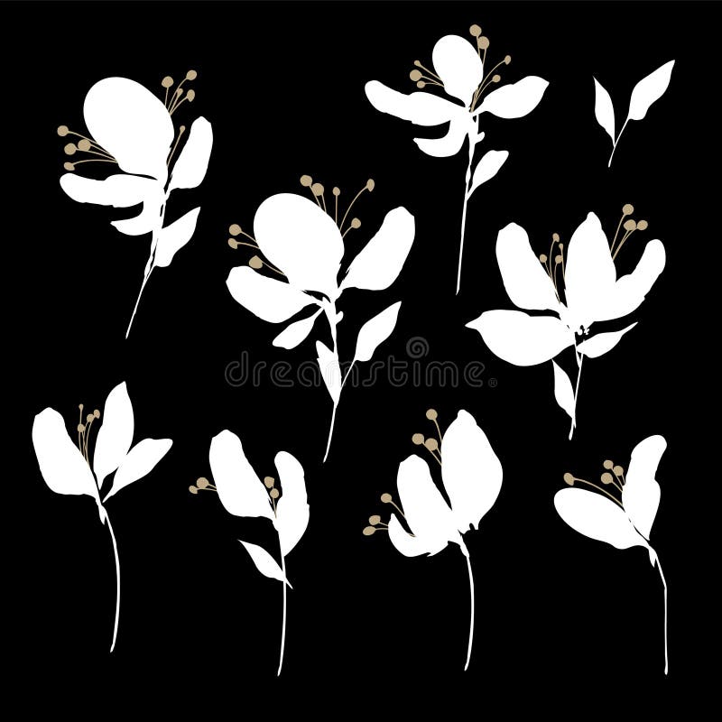 Floral Material Collection Ideal for Textile Design, Stock Vector ...
