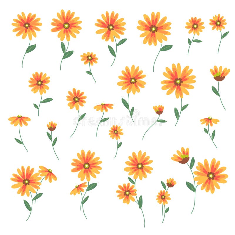 Floral Material Collection Ideal for Textile Design, Stock Vector ...