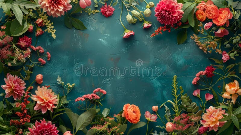 Floral Message Board, Eye-catching Floral Arrangement Creating a Border ...