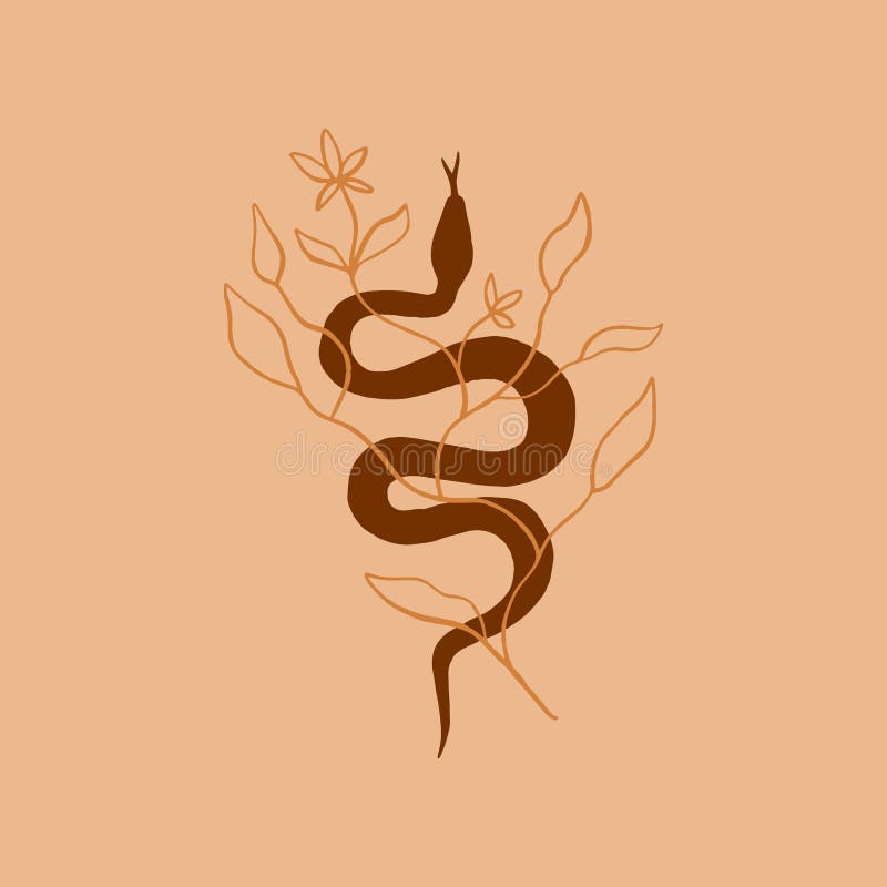 Minimalist Snake Stock Illustrations – 634 Minimalist Snake Stock ...