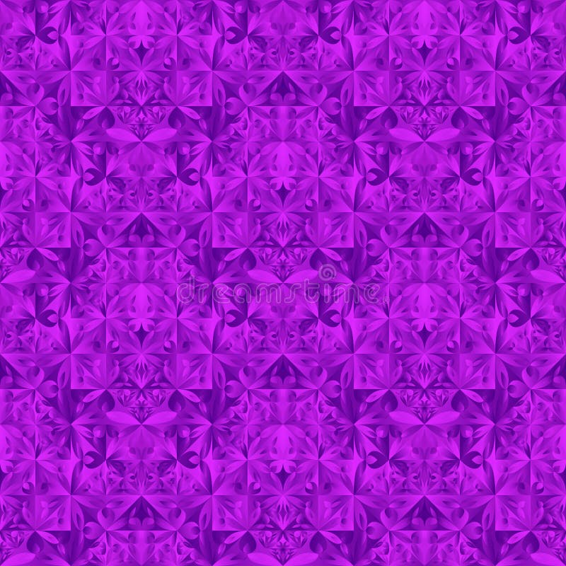 Seamless Polygonal Floral Triangle Pattern Background Design Stock ...