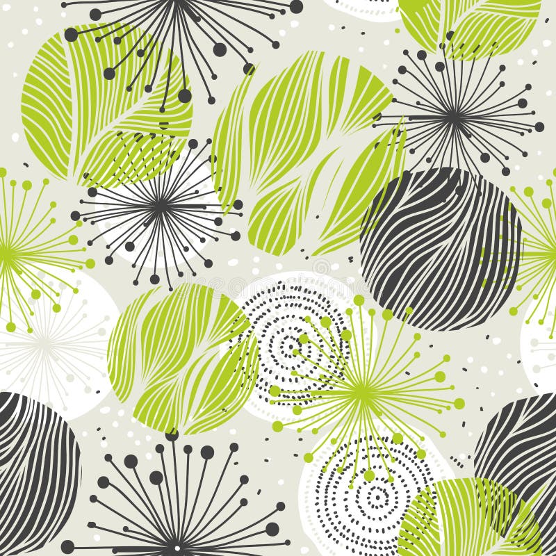 Floral Nature Pattern Background Illustration Stock Vector ...