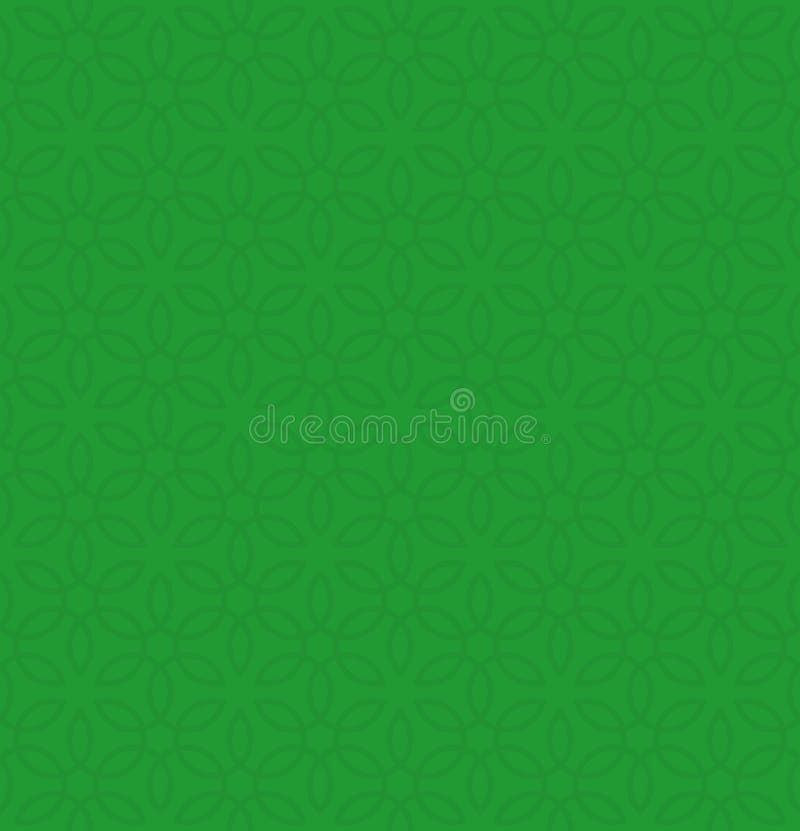 Floral Ornament. Green Neutral Seamless Pattern for Modern Design in ...