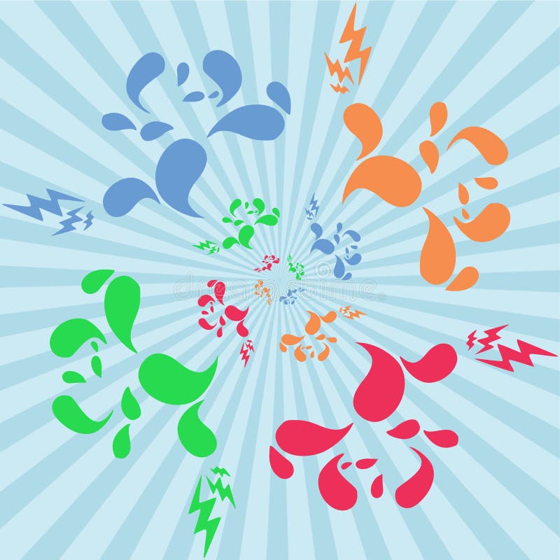 Floral and Ornamental Item Background. Stock Vector - Illustration of ...