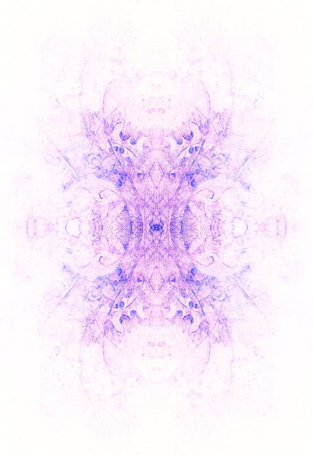 Floral Ornamental Structure with Filigrane Pattern Mandala on Abstract ...