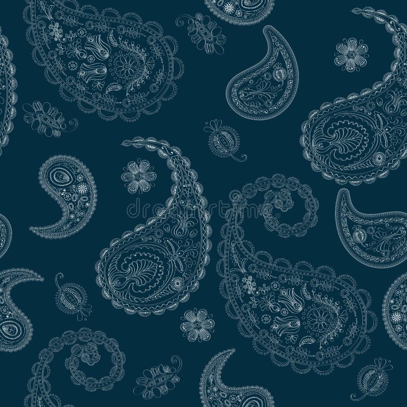 Floral paisley design stock vector. Illustration of pattern - 172846523