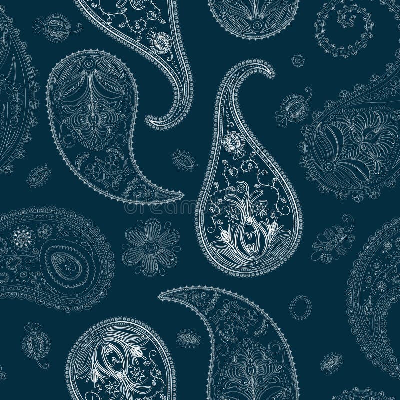 Floral paisley design stock vector. Illustration of ornate - 172846791