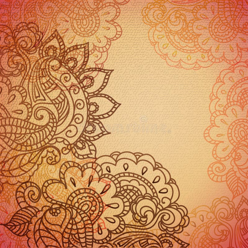 Hindu Pattern Wallpaper