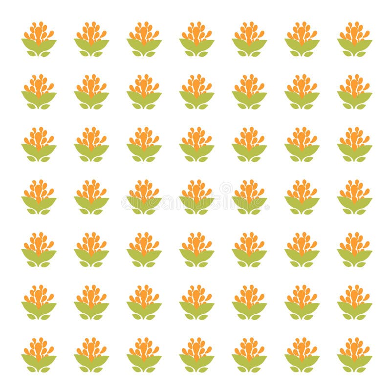 Floral Pattern. Beautiful Decorated Floral Background Stock Vector ...