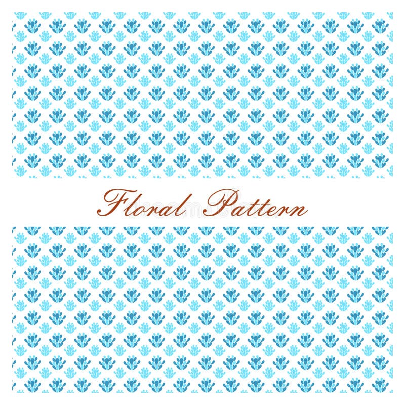 Floral Pattern. Beautiful Decorated Floral Background Stock Vector ...