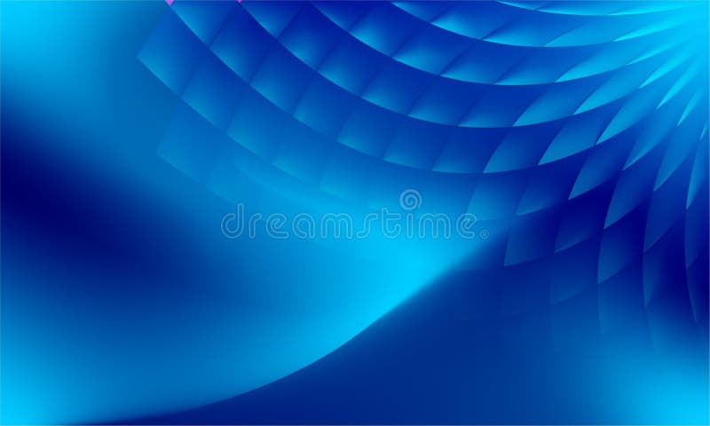 Floral Pattern Dives in Gradient Deep Blue Sea Stock Illustration ...