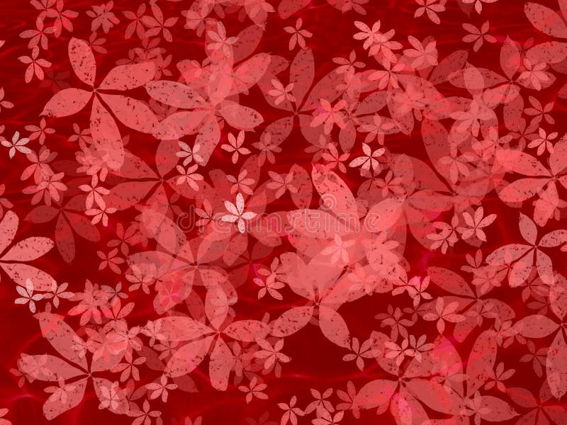 Floral Pattern on Color Background for Backgrounds Stock Illustration ...