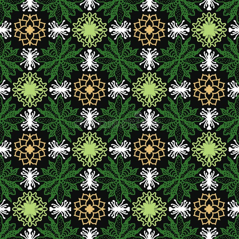 Floral pattern stock illustration. Illustration of continuous - 30897948