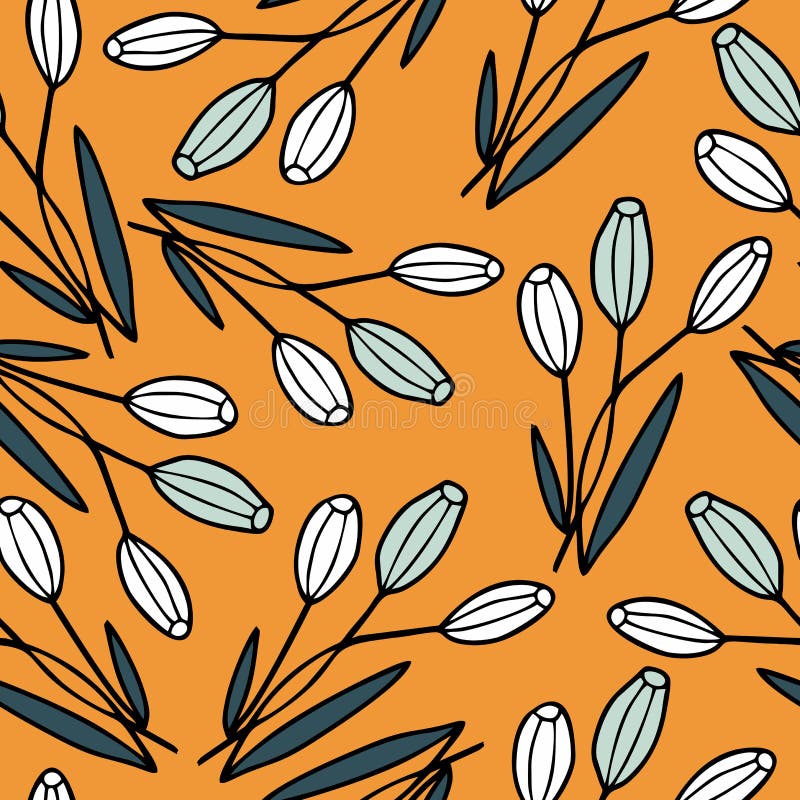 Floral Pattern stock vector. Illustration of pattern - 265040742