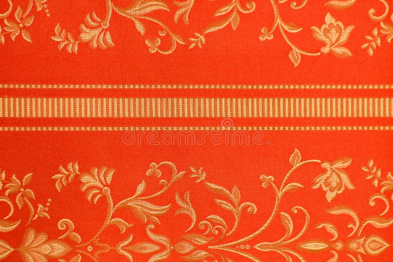 Floral Pattern on the Fabric Stock Image - Image of luxury, curve: 27450837