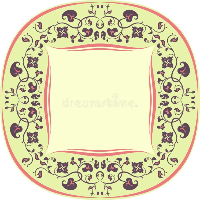 Coral Round Frame Stock Illustrations – 1,285 Coral Round Frame Stock ...