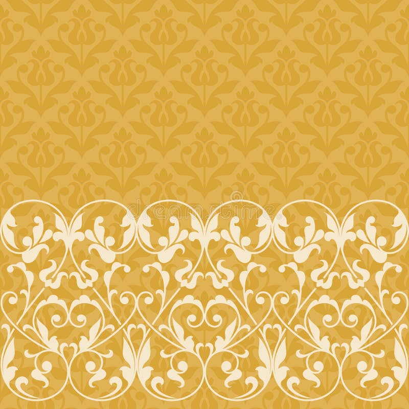 Floral Pattern for Invitation Card. Stock Vector - Illustration of ...