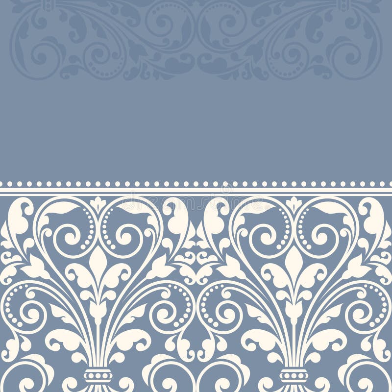 Floral Pattern for Invitation or Greeting Card Stock Vector ...