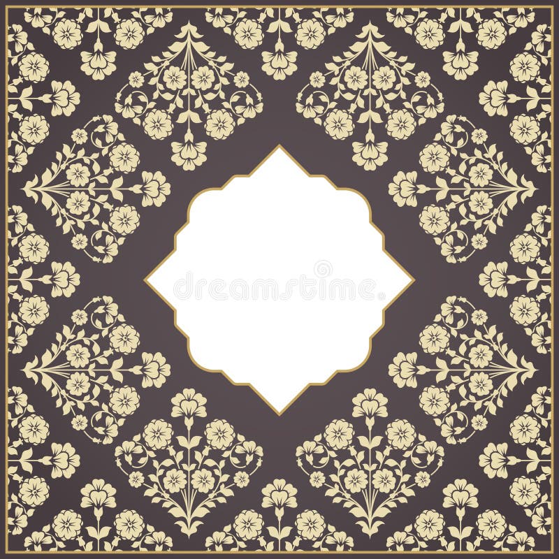 Floral Pattern for Invitation or Greeting Card Stock Vector ...