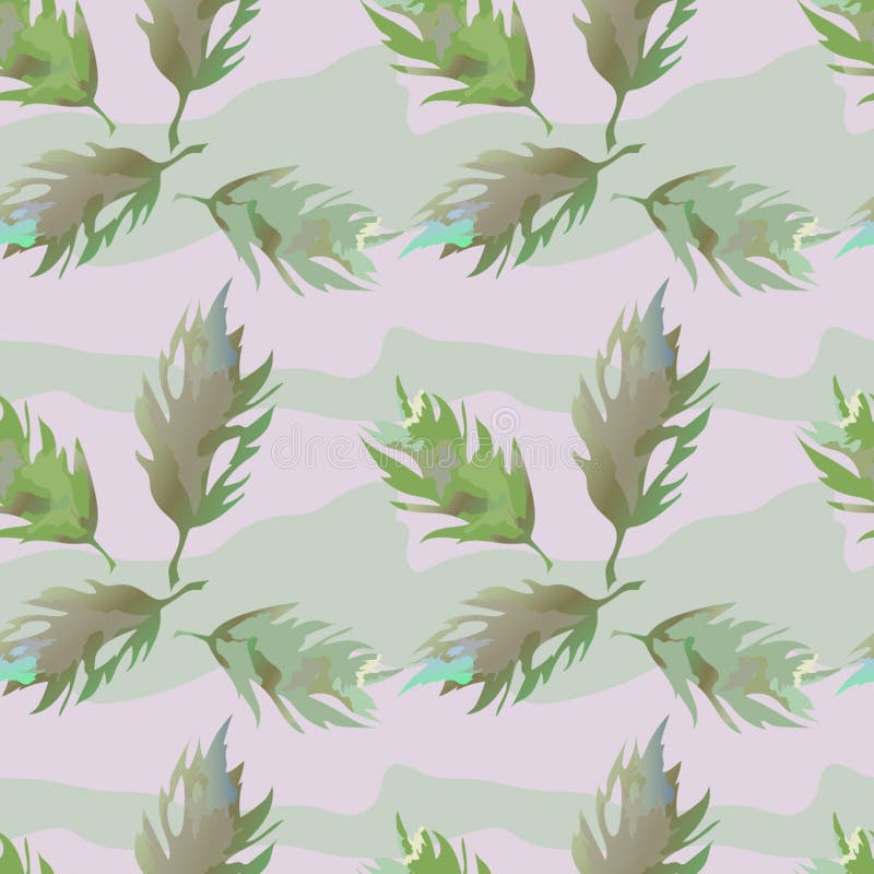 Floral Pattern, Monochrome Gamma Stock Vector - Illustration of ...