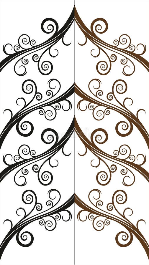 Floral Pattern Vector Graphics Cdr Stock Vector - Illustration of ...