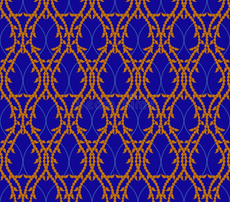 Floral Pattern. Wallpaper Baroque, Damask. Seamless Vector Background ...