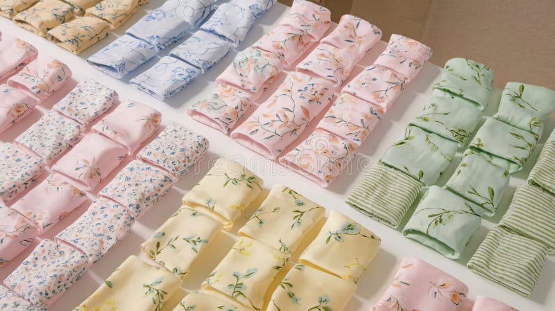 Floral Patterned Fabric Swatches, Assorted Colors Good Resolution Stock ...