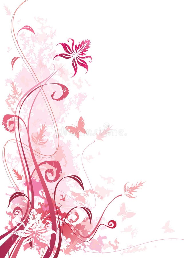 Abstract Butterfly Floral Background Stock Vector - Illustration of ... Abstract Butterfly Floral Background Stock Vector - Illustration of ...