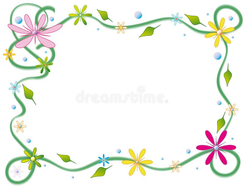 Floral postcard stock vector. Illustration of herb, flowers - 48869478