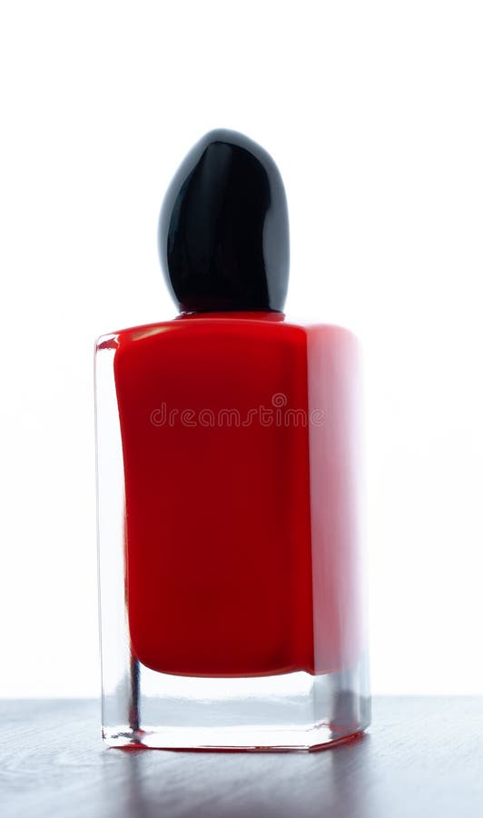 Red Perfume on White Background Stock Photo - Image of white, flower ...