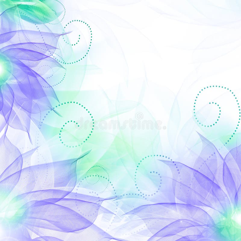 Floral Romantic Tender Background. Stock Illustration - Illustration of ...