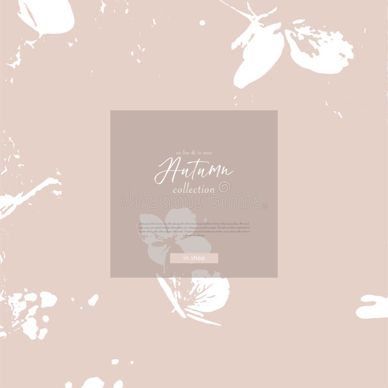 Floral Rustic Background in Violet Trendy Color with Flowers and ...