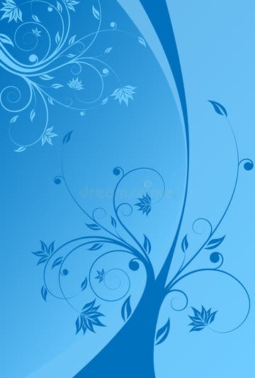 Floral scroll background stock vector. Illustration of stencil - 4933856