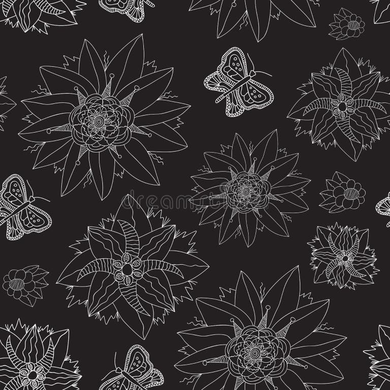 Floral seamless background stock vector. Illustration of beauty - 12672412