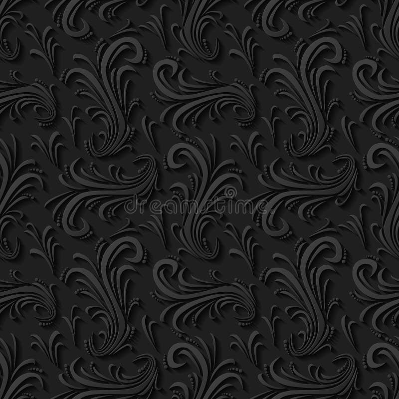 Floral seamless background stock vector. Illustration of background ...