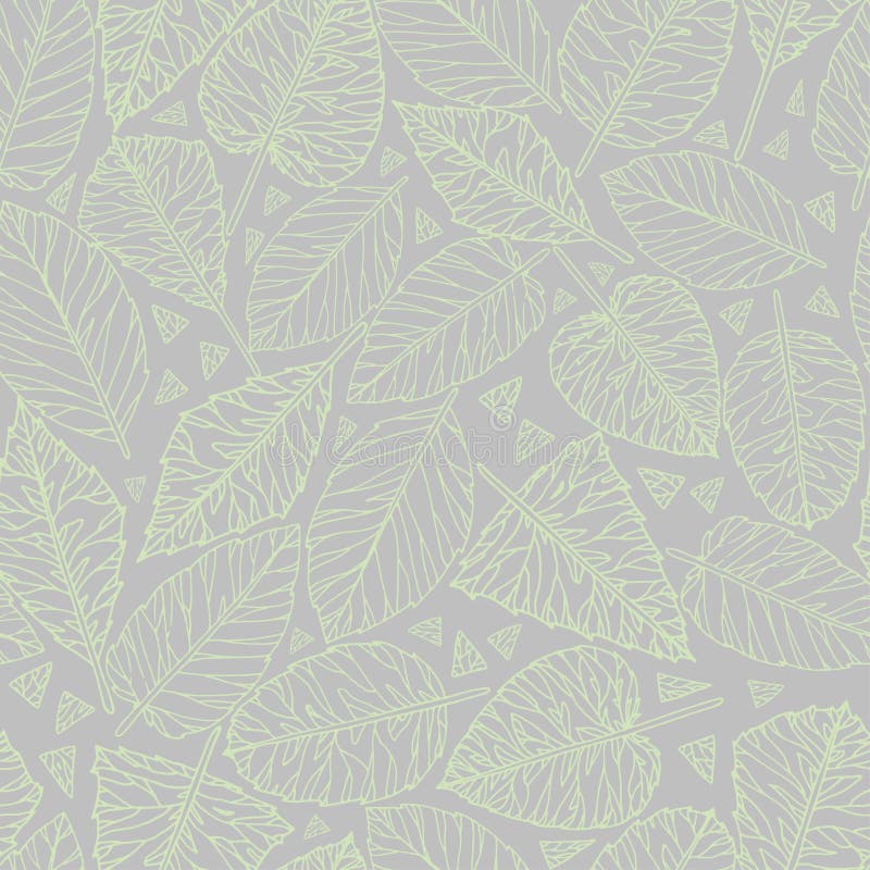 Neutral Floral Seamless Pattern Stock Vector - Illustration of ...