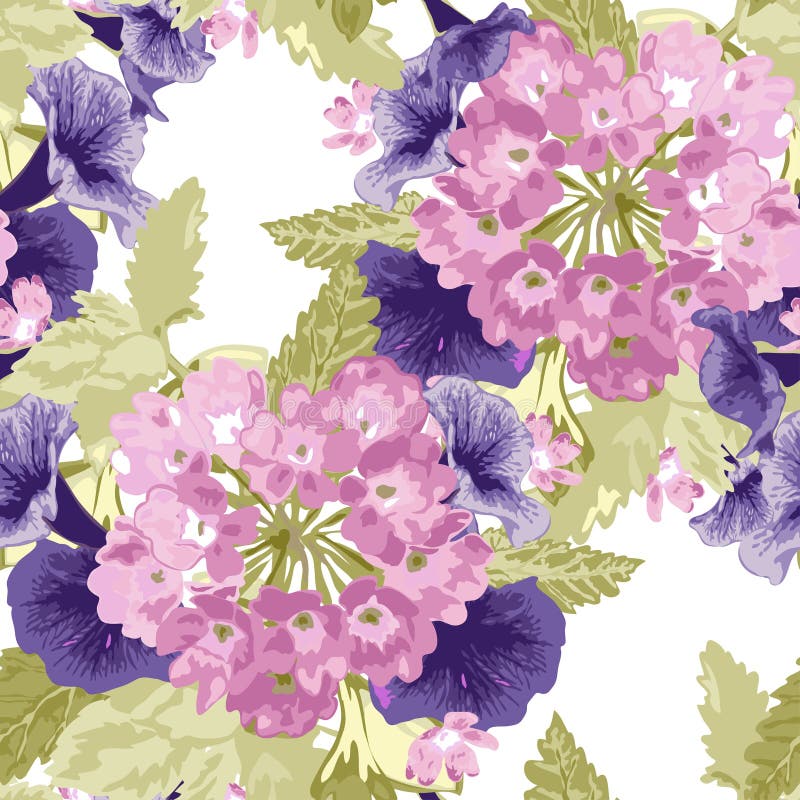 Floral seamless pattern stock vector. Illustration of element - 74173778
