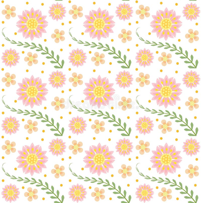 Floral Seamless Pattern. Flowers Repeating Texture. Botanical Endless ...