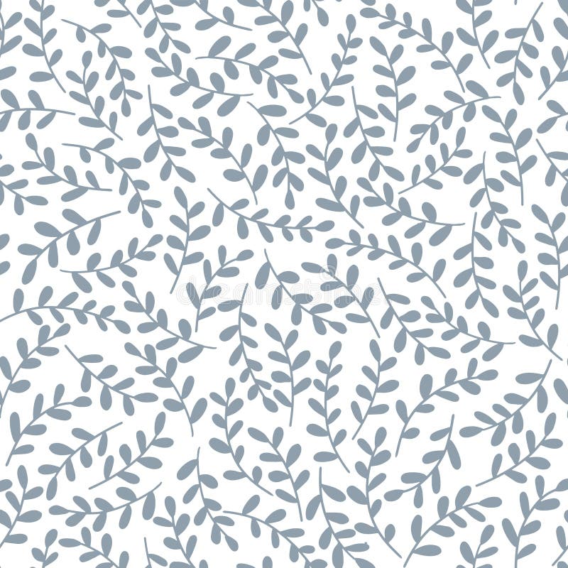 Floral Seamless Pattern in Hand-drawn Style. Simple Fabric Design ...