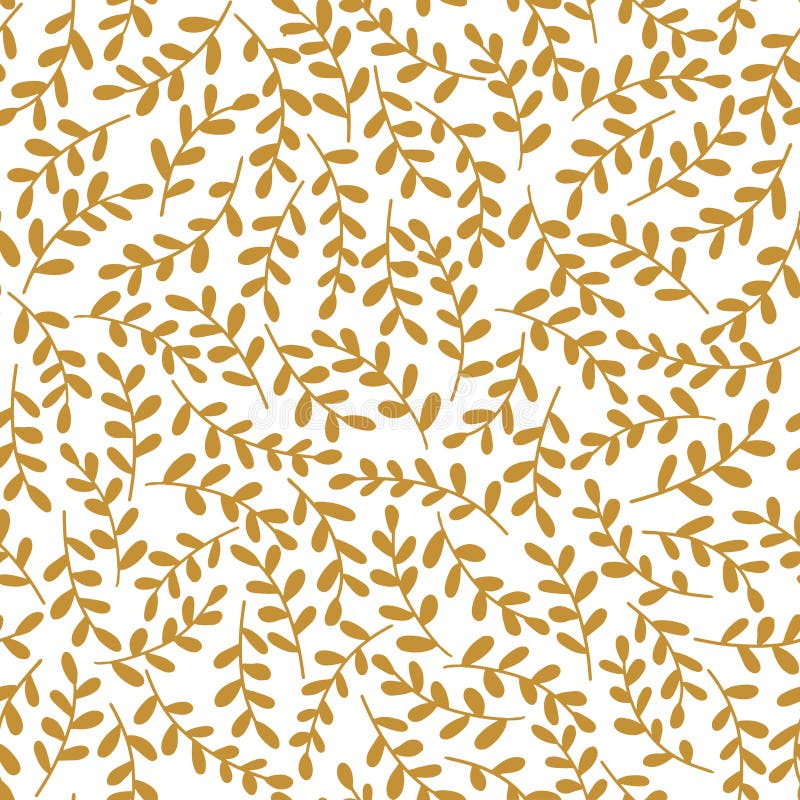 Floral Seamless Pattern in Hand-drawn Style. Simple Fabric Design ...