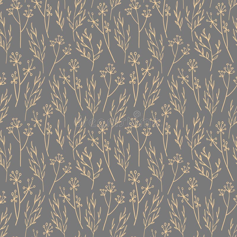 Floral seamless pattern. stock vector. Illustration of outline - 244084064