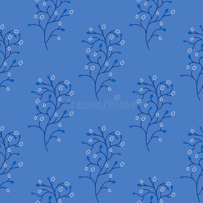 Floral Seamless Pattern. Herb Abstract Background. Vector Illustration ...