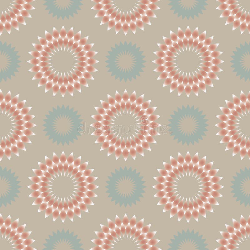 Floral Seamless Pattern in Light Colors Stock Vector - Illustration of ...