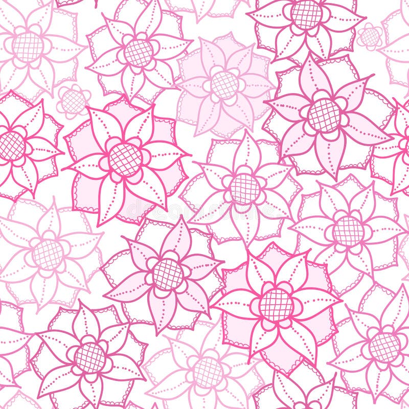 Floral Seamless Pattern. Repeat Print for Textile, Wrapping Paper ...