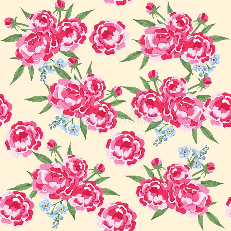 Floral seamless pattern. stock vector. Illustration of decor - 70335604