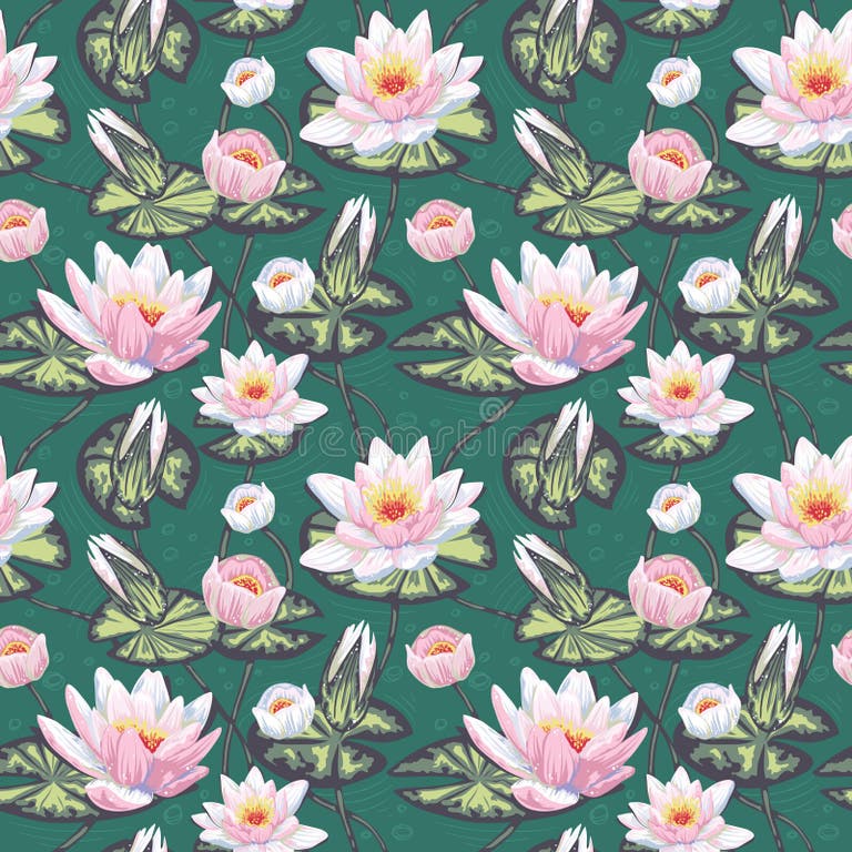 Water Lily Texture Stock Illustrations – 3,711 Water Lily Texture Stock ...