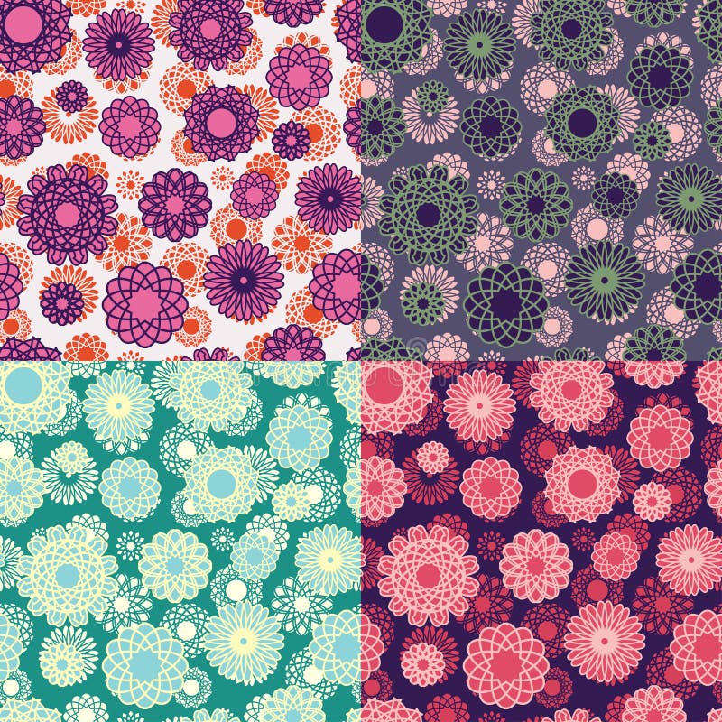 Floral Seamless Pattern stock vector. Illustration of seamless - 25901441