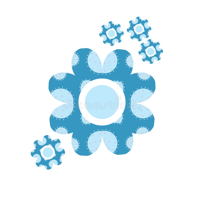 Floral Shape Beautiful Decorated Floral Background Stock Vector ...