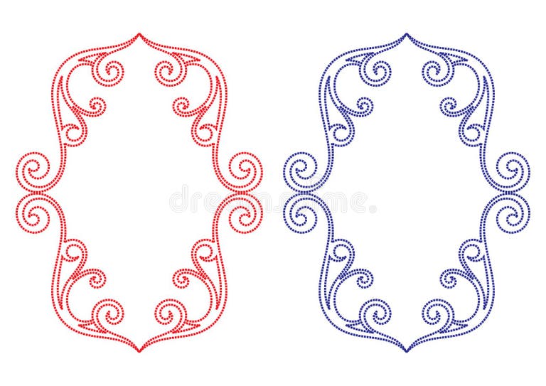 Floral shield frames stock illustration. Illustration of framed - 6452413